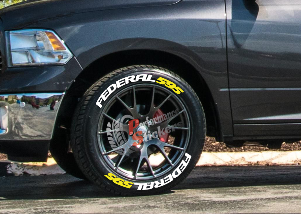 Federal + 595 Blue, Set for 4 Tires (1235) - Tire Letter
