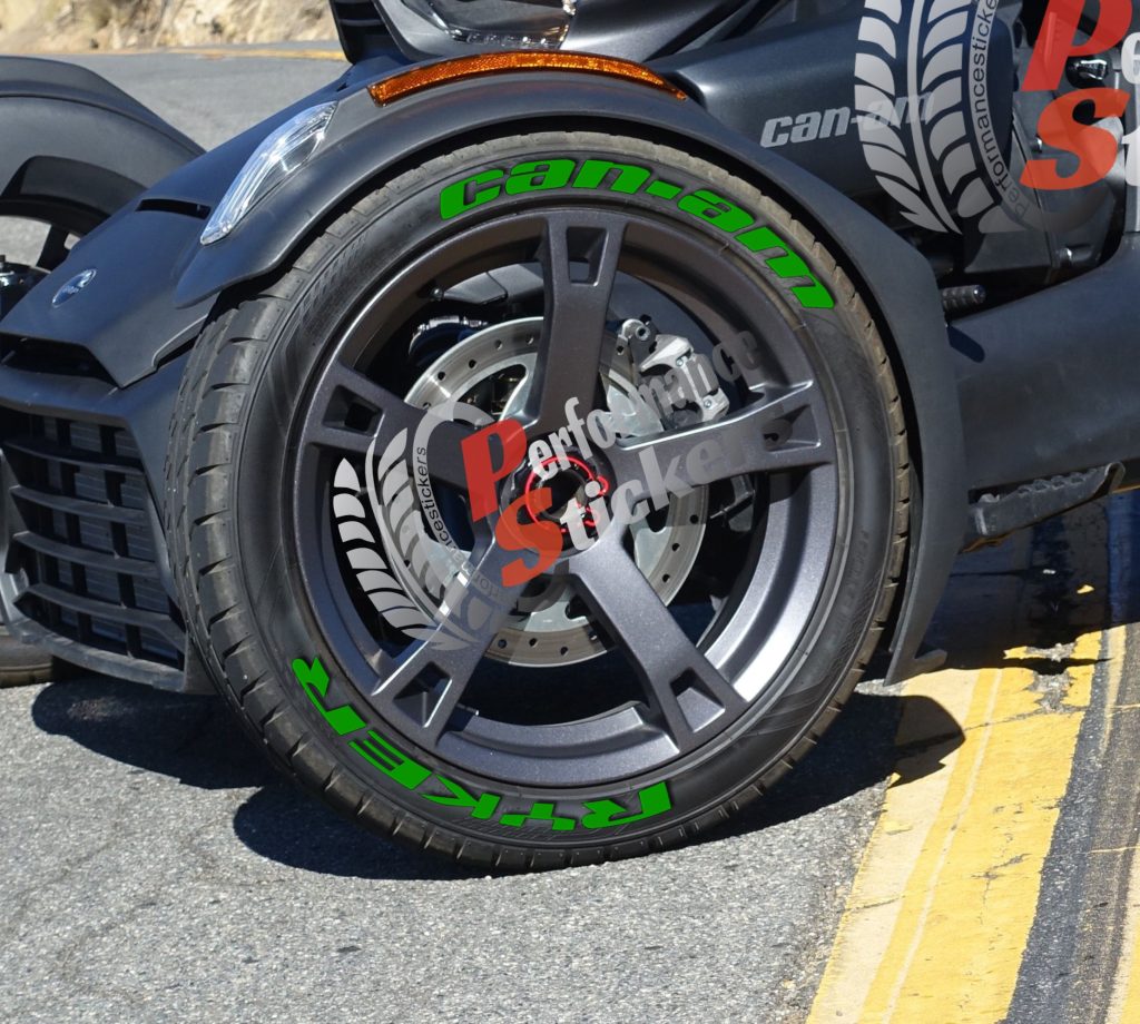 Ryker Can-Am Green, Set for 3 Tires (932) - Tire Letter